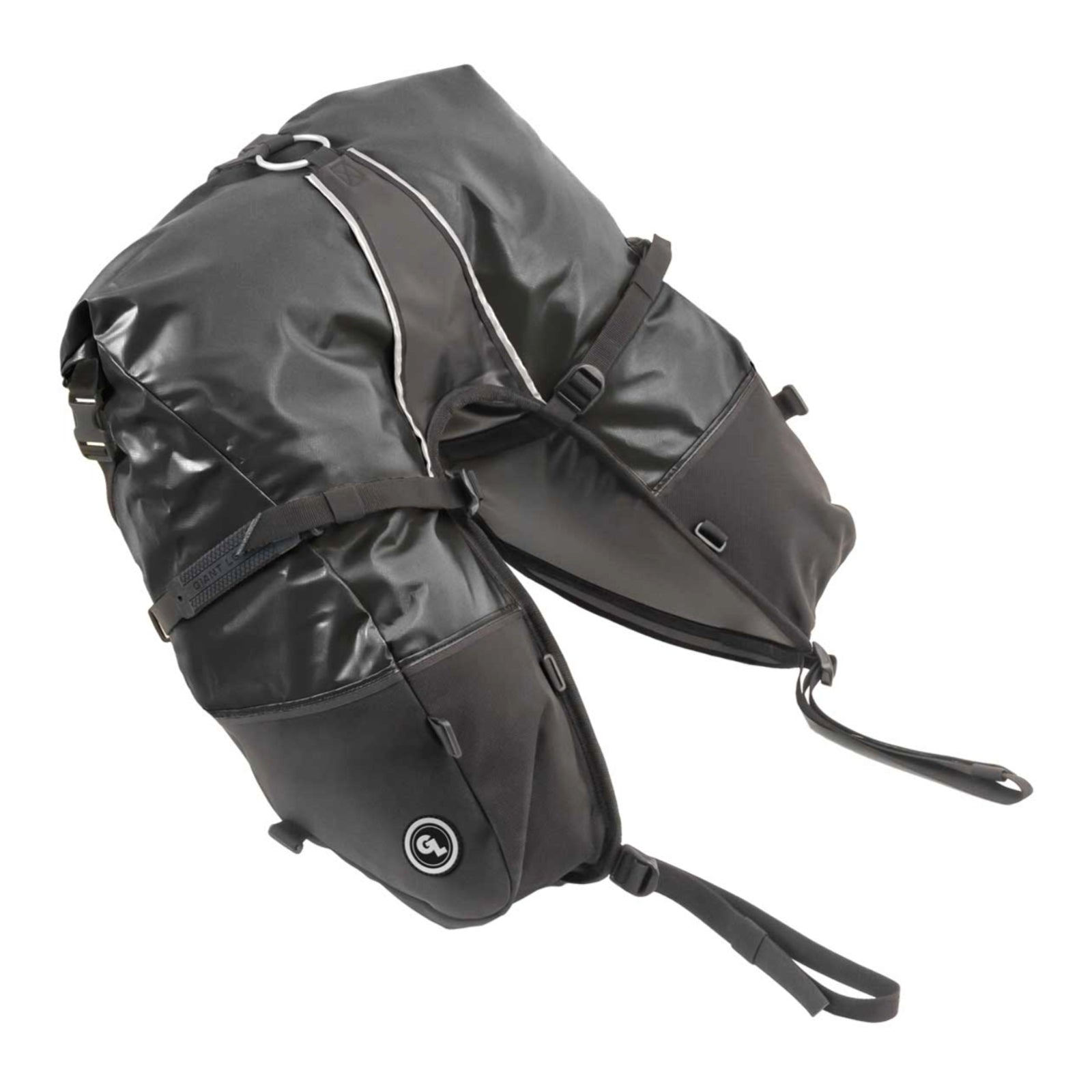 Giant Loop Coyote Saddlebag Black WhitesMoto